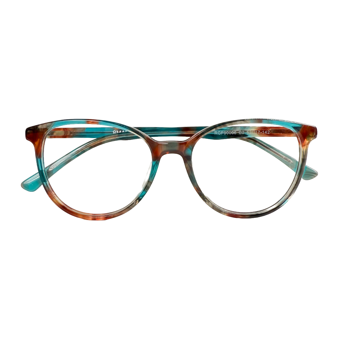 Jewel Burgundy Cat-Eye Eyeglasses - Acetate Frame | Shade Gray